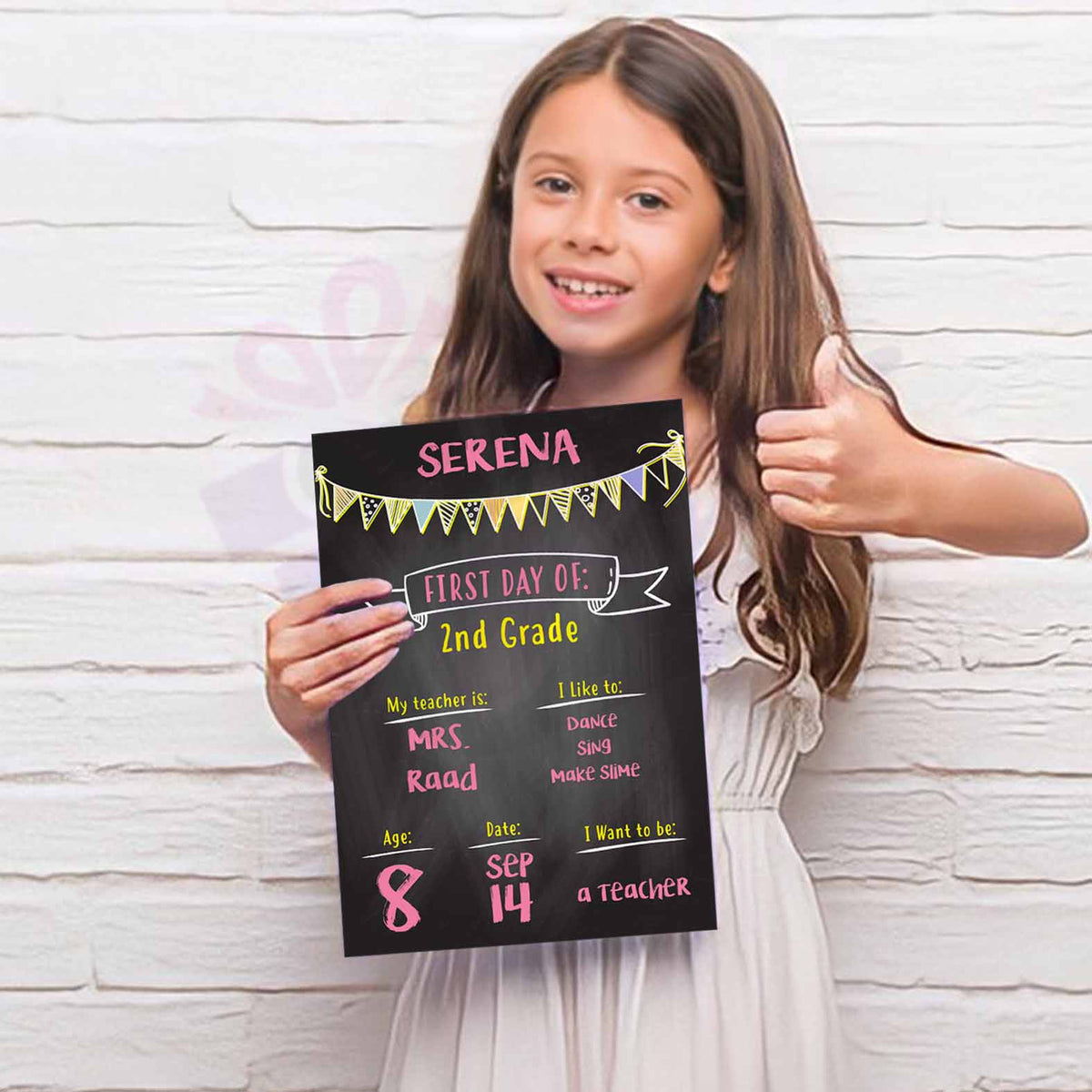 Back to school kids sign 01 – 5ouza3balat