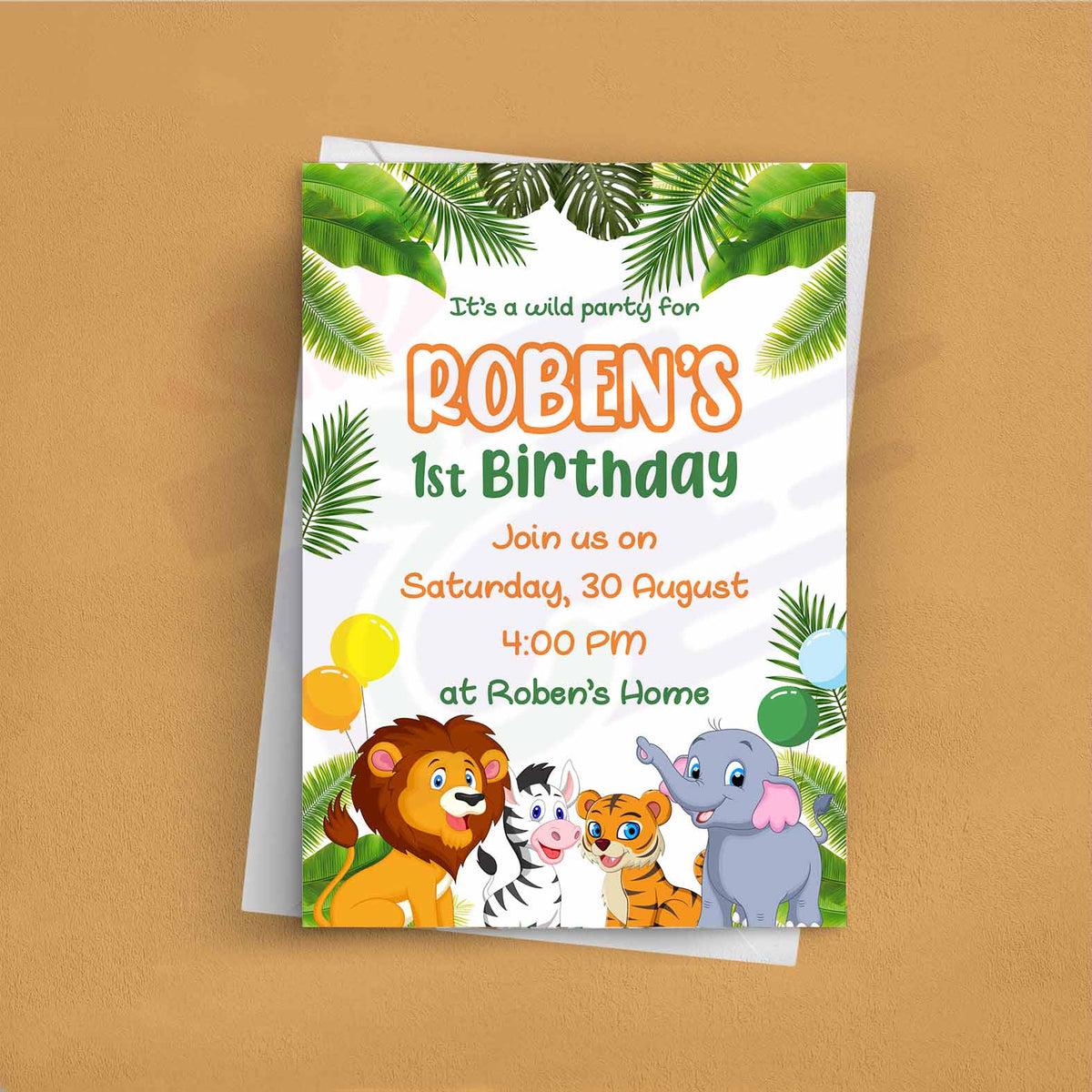 Animal invitation card 01 – 5ouza3balat