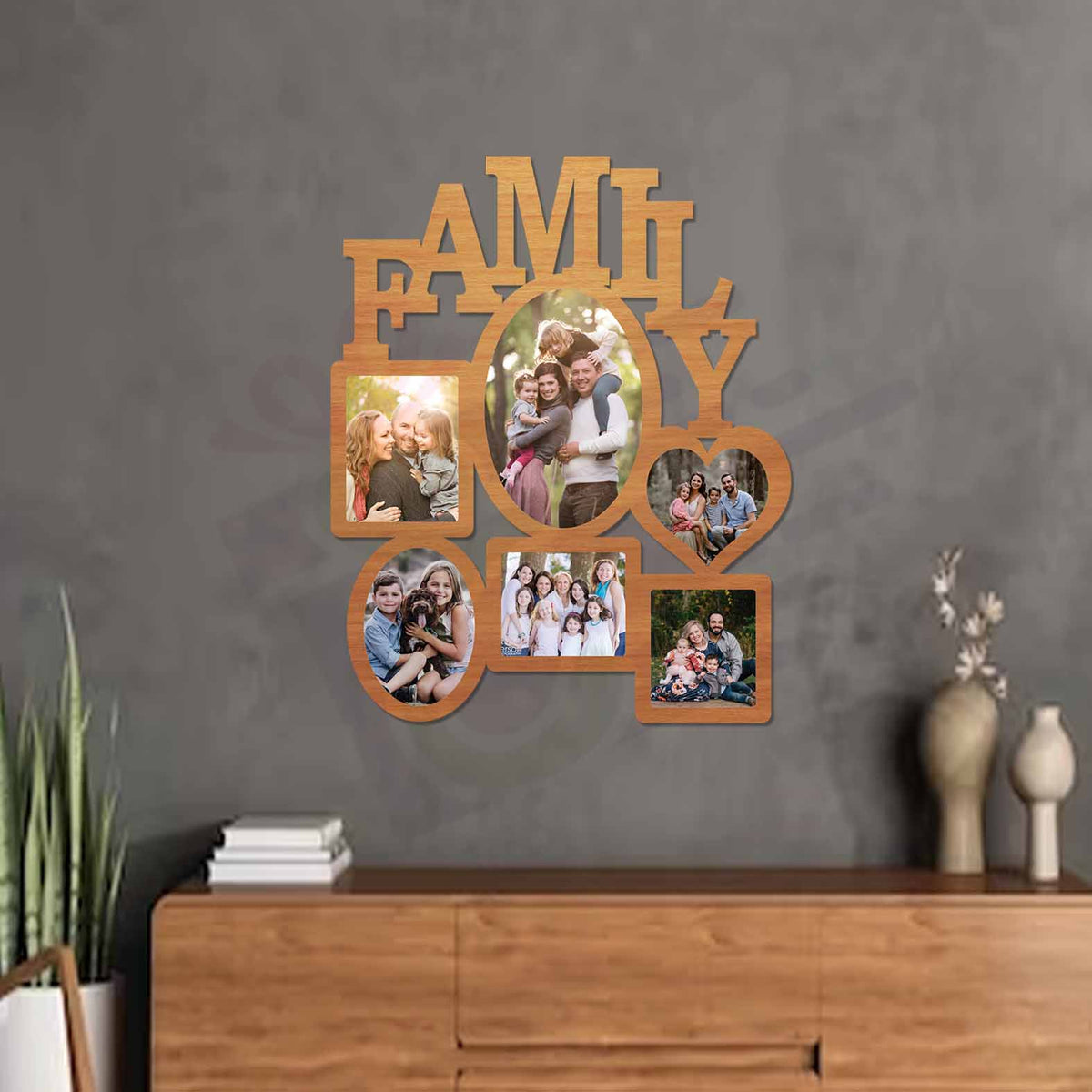 Family shapes wall frame – 5ouza3balat