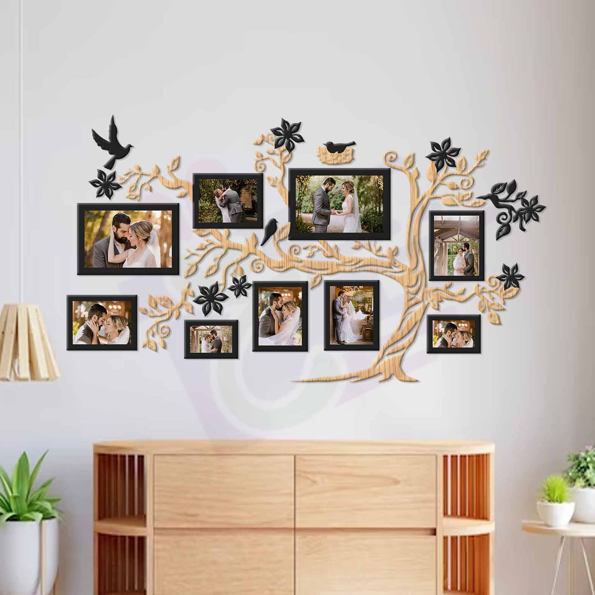 Family tree flower wall frame – 5ouza3balat