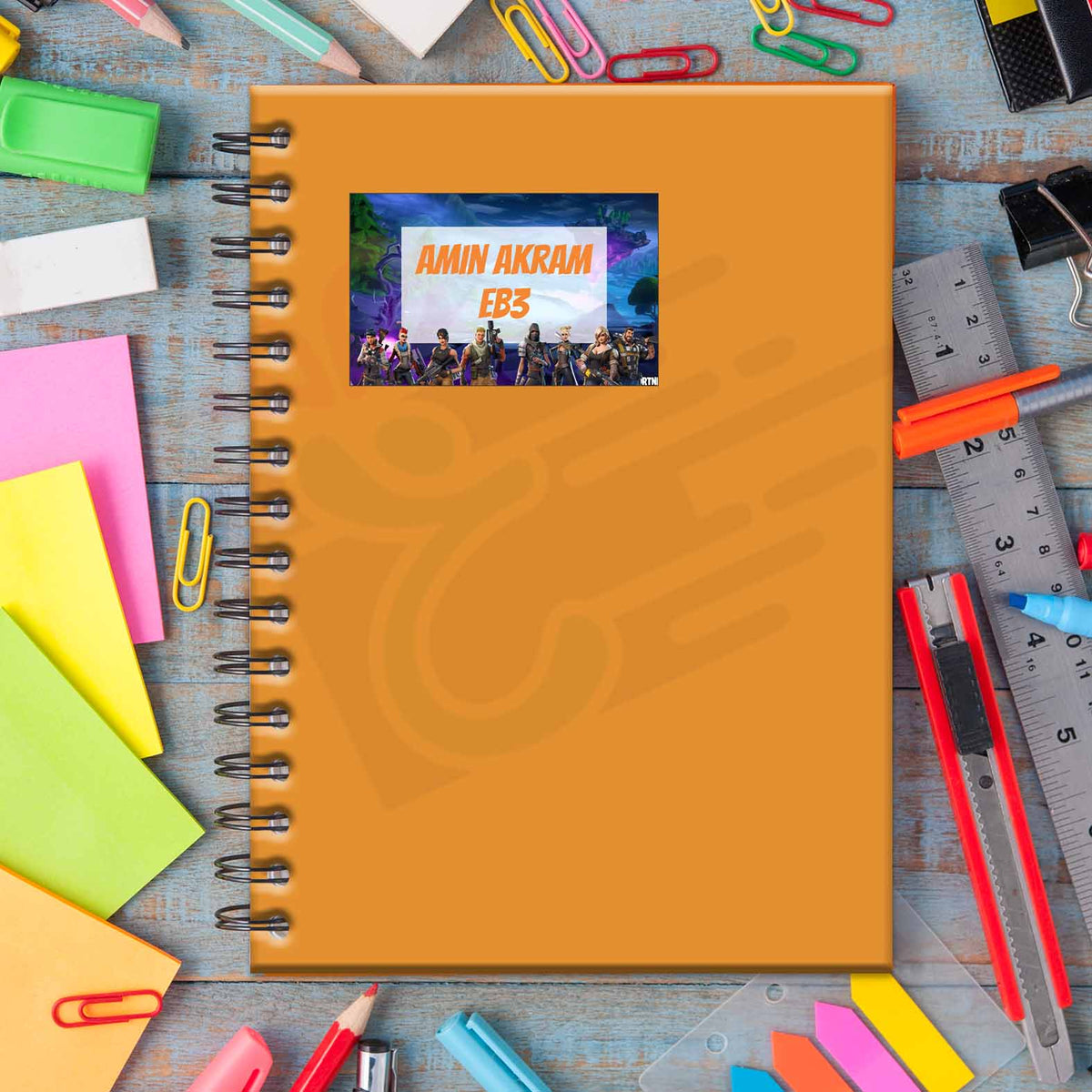 Fortnite book label 01 – 5ouza3balat