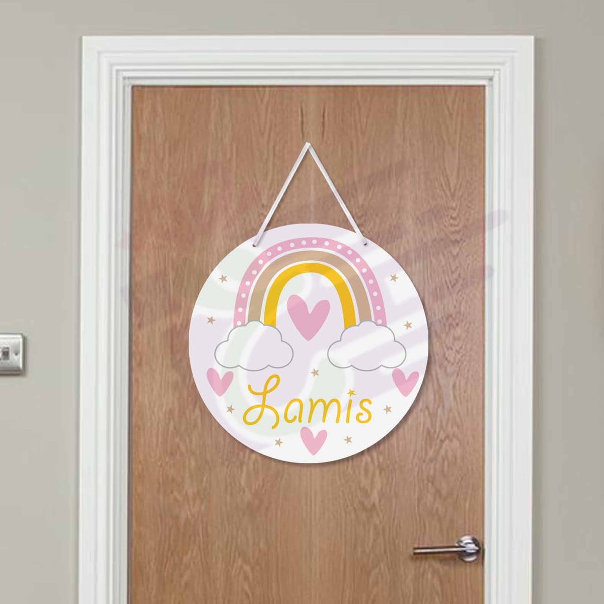 Rainbow and cloud door dangler – 5ouza3balat