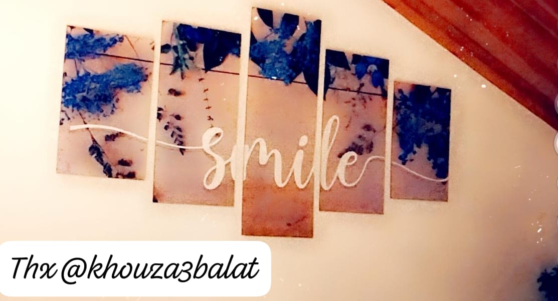 Smile wall art – 5ouza3balat