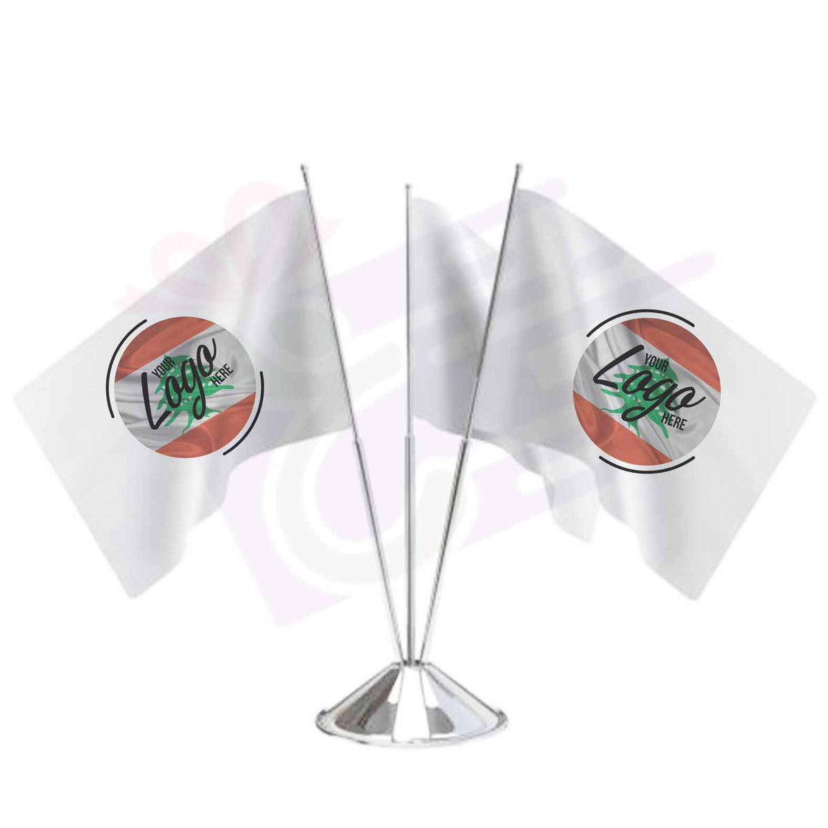 Triple flag with stand – 5ouza3balat