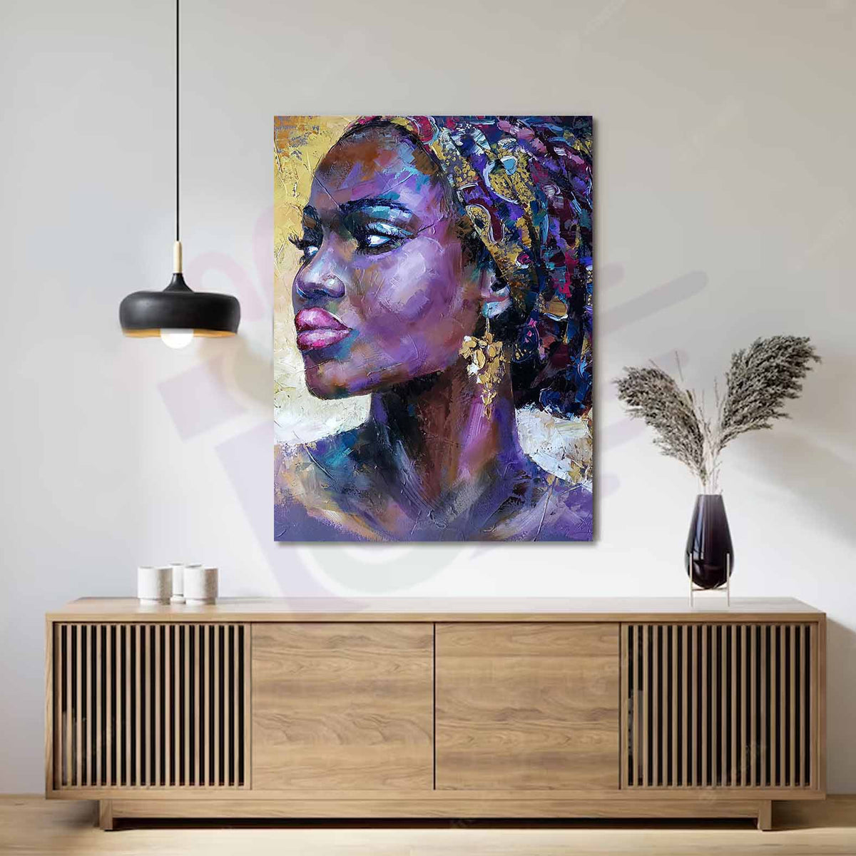 African tableau 02 – 5ouza3balat