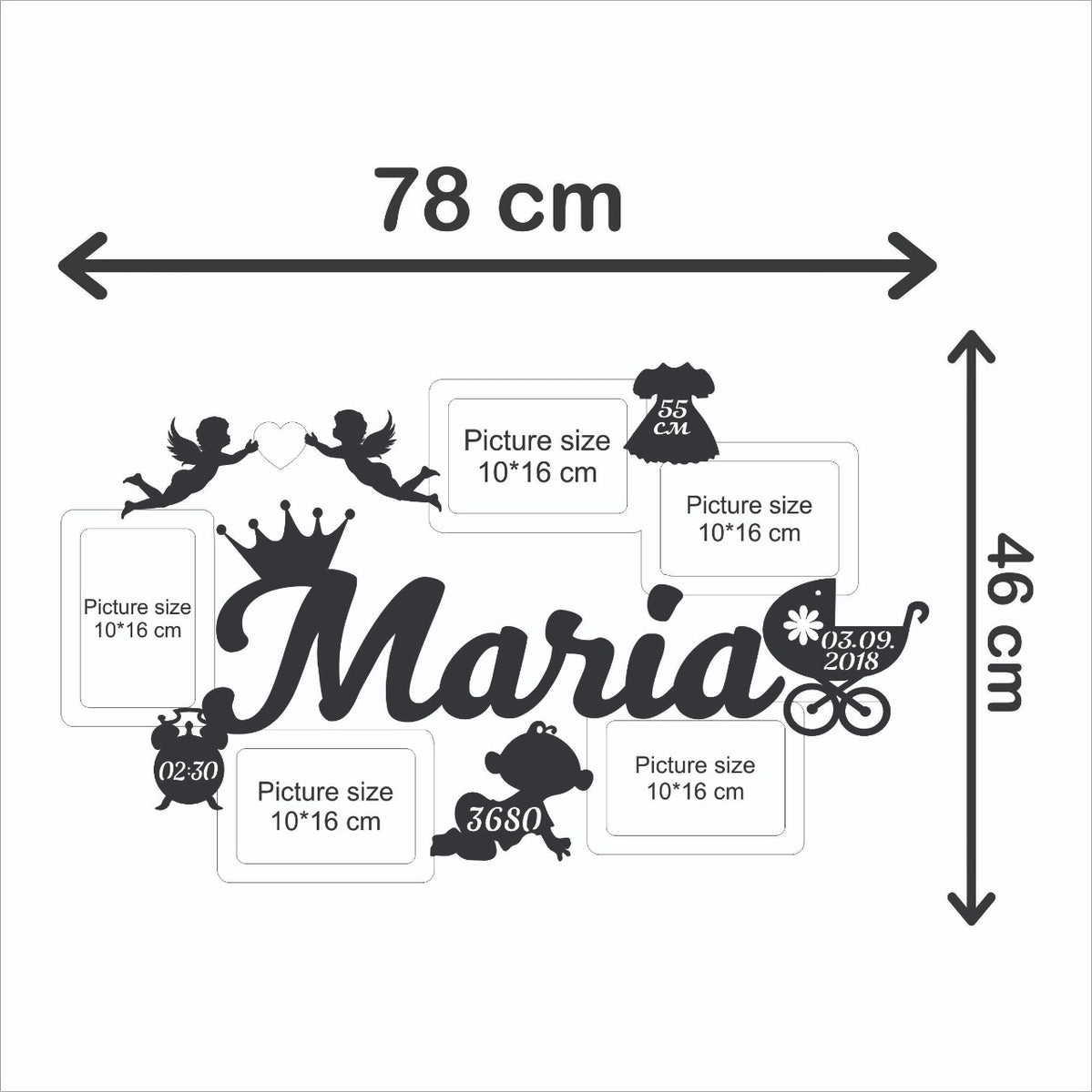 Baby angel wall decor – 5ouza3balat