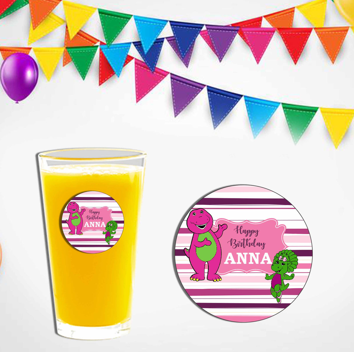 Barney sticker – 5ouza3balat