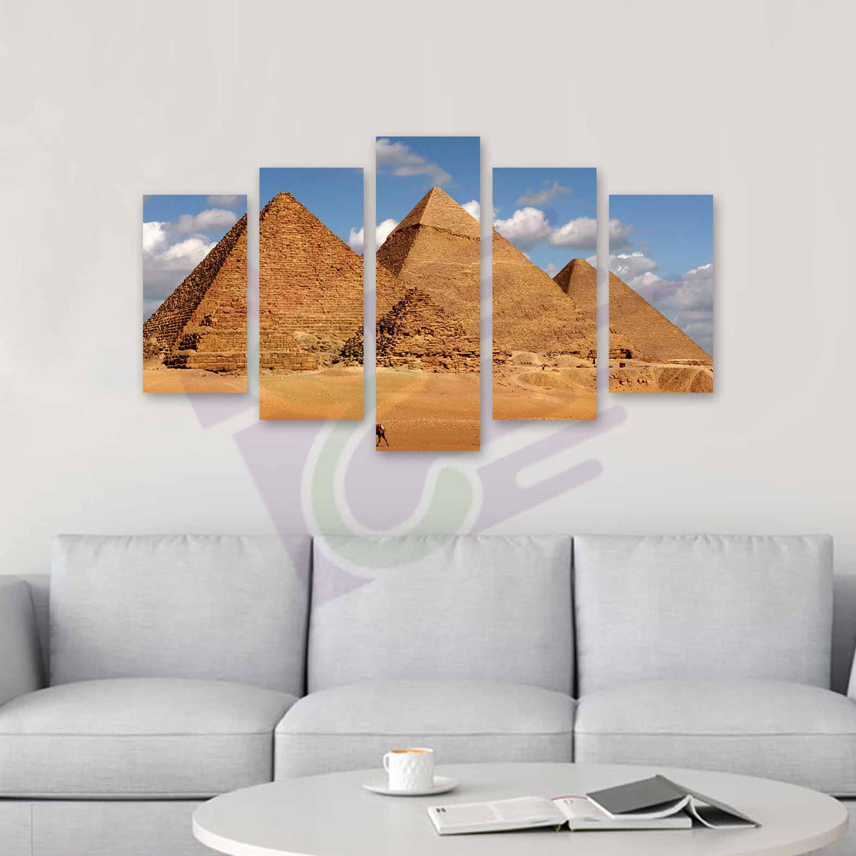 Egyptian pyramids wall art – 5ouza3balat