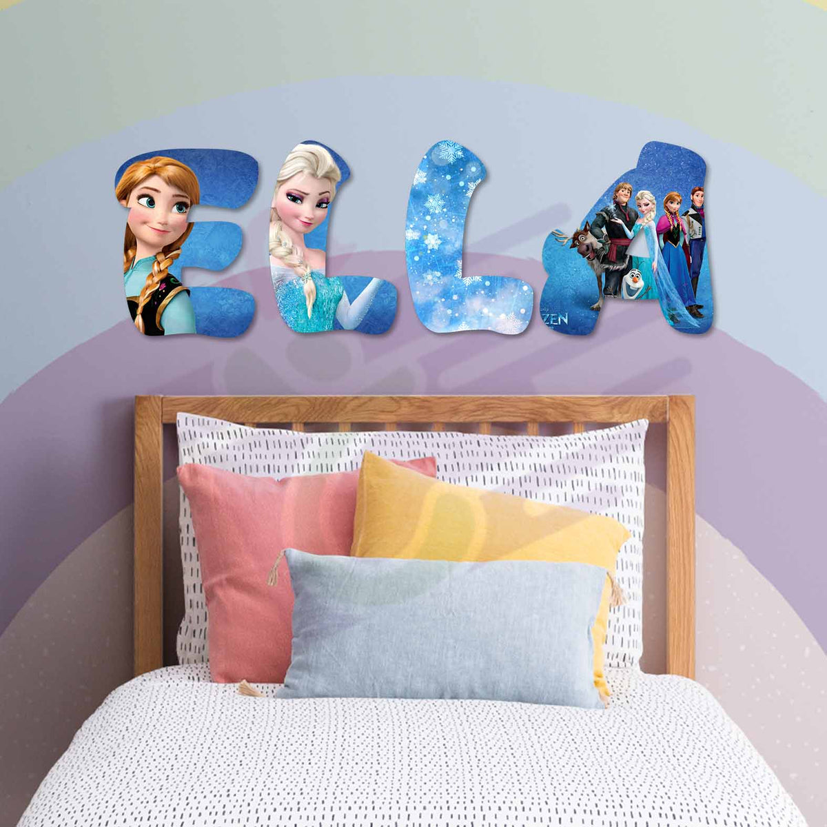 Frozen name wall art – 5ouza3balat