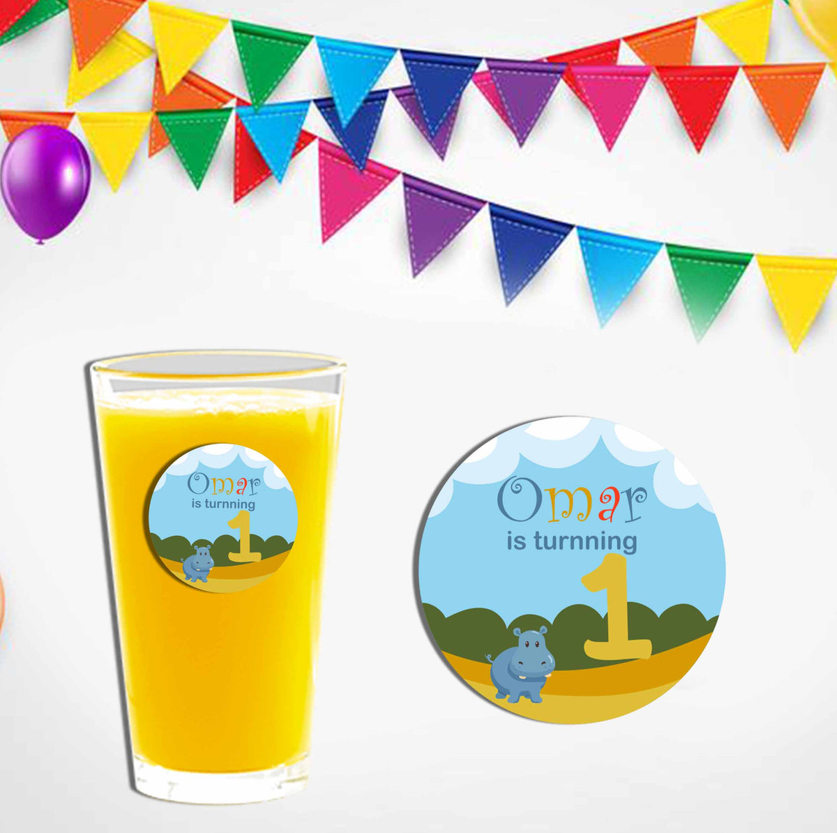 Hippo sticker – 5ouza3balat