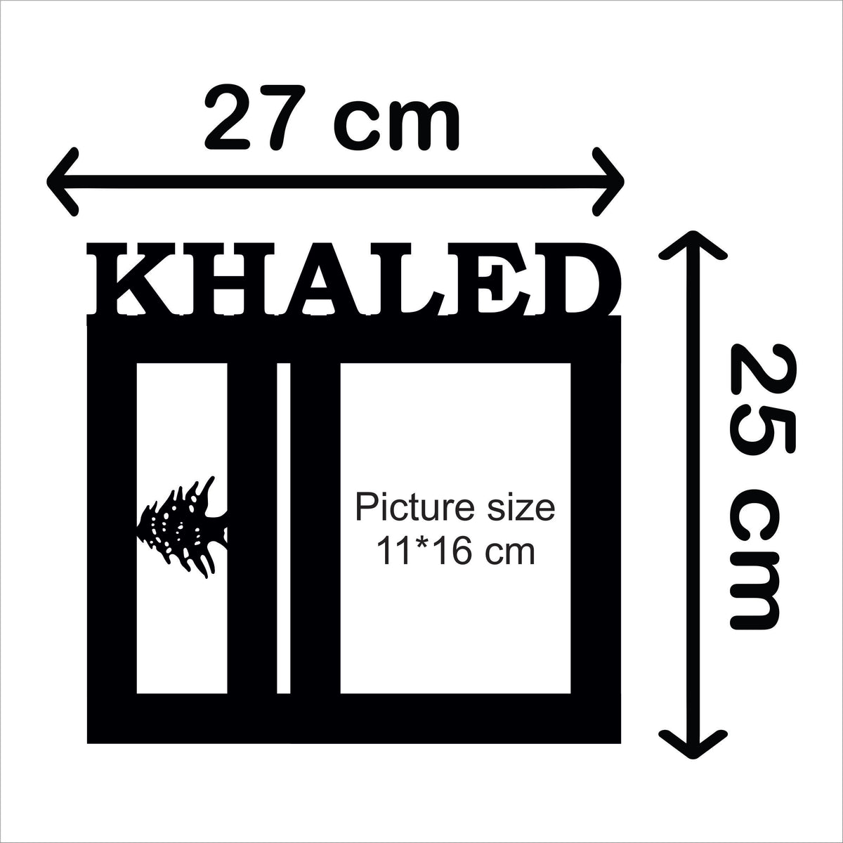 Lebanon flag army wall frame – 5ouza3balat