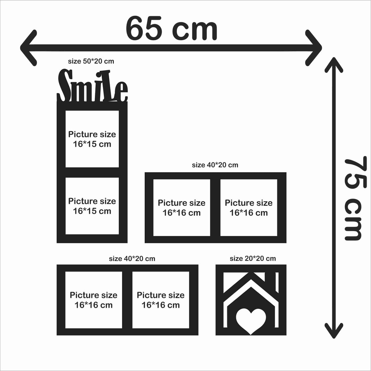 Smile family wall frame – 5ouza3balat