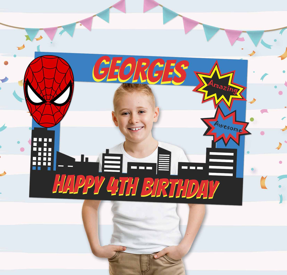Spider man photo booth – 5ouza3balat